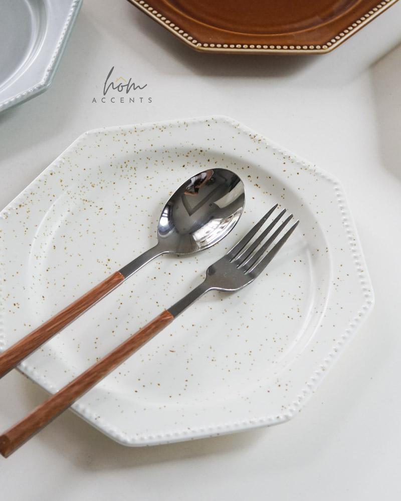 Octagon Porcelain Plate – homaccents